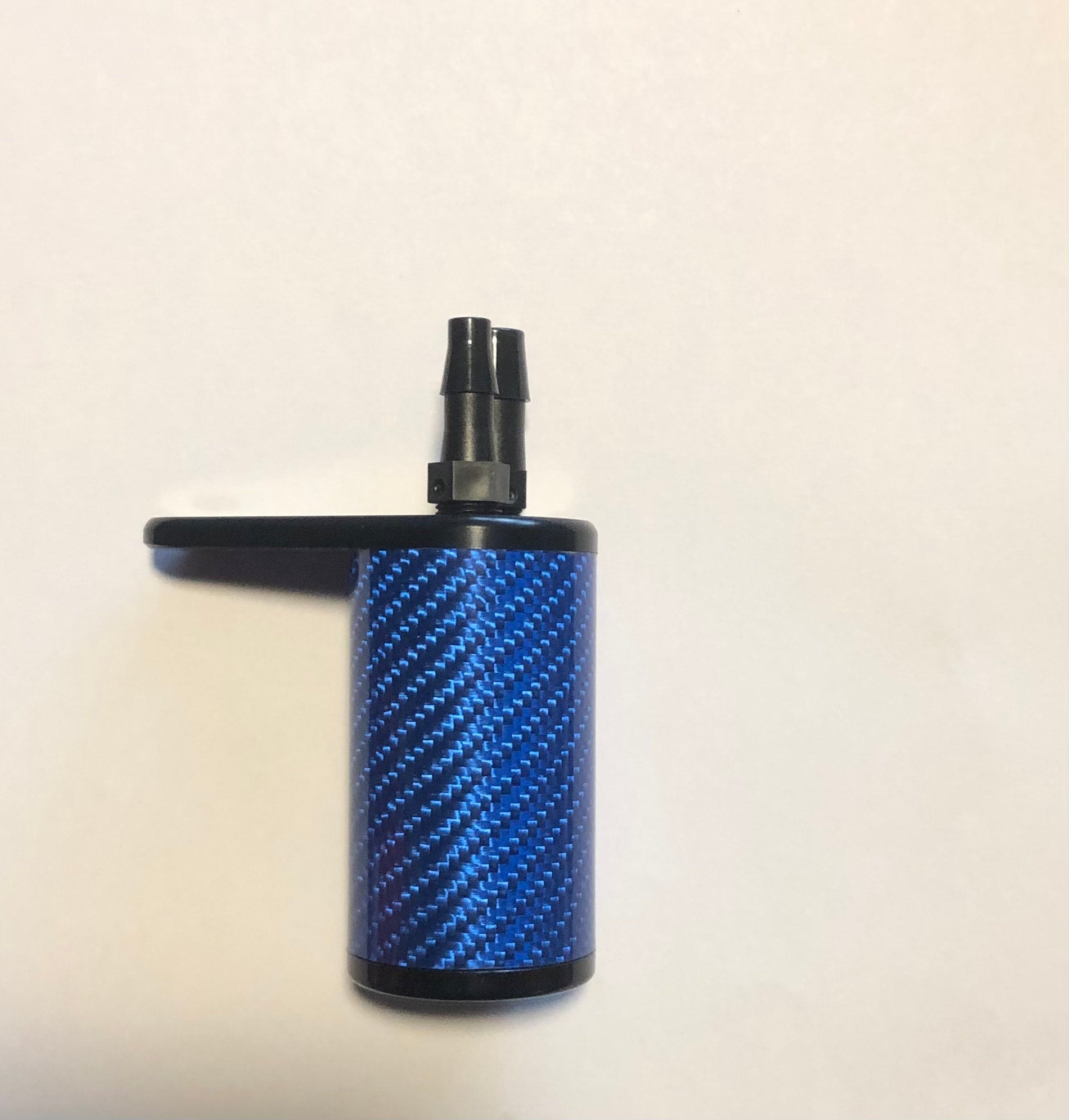 2 Fitting Catch Can with Blue Center | Buck Wild Racing