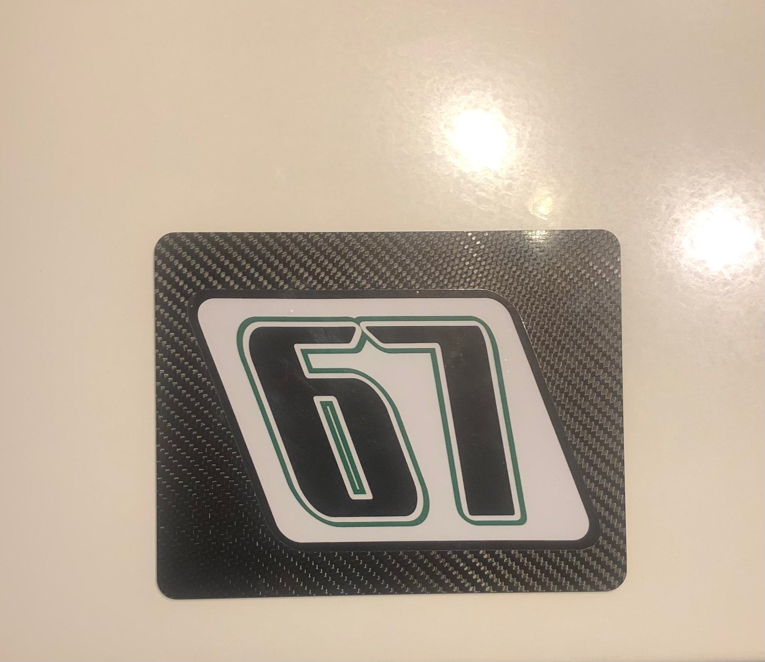 Carbon Fiber Number Plate | Buck Wild Racing