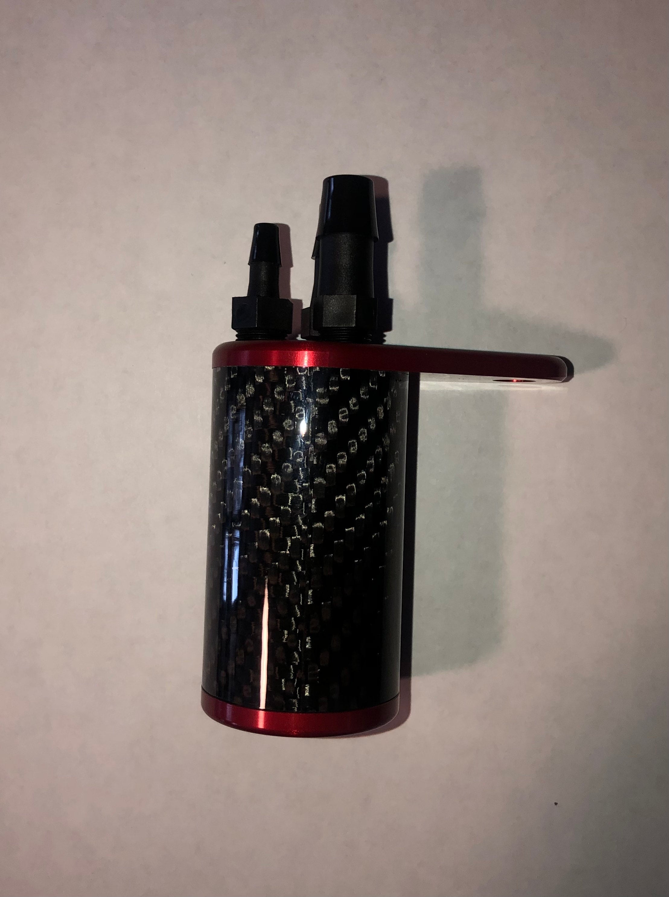 Red L206 Triple Threat Carbon Fiber Catch Can | Buck Wild Racing