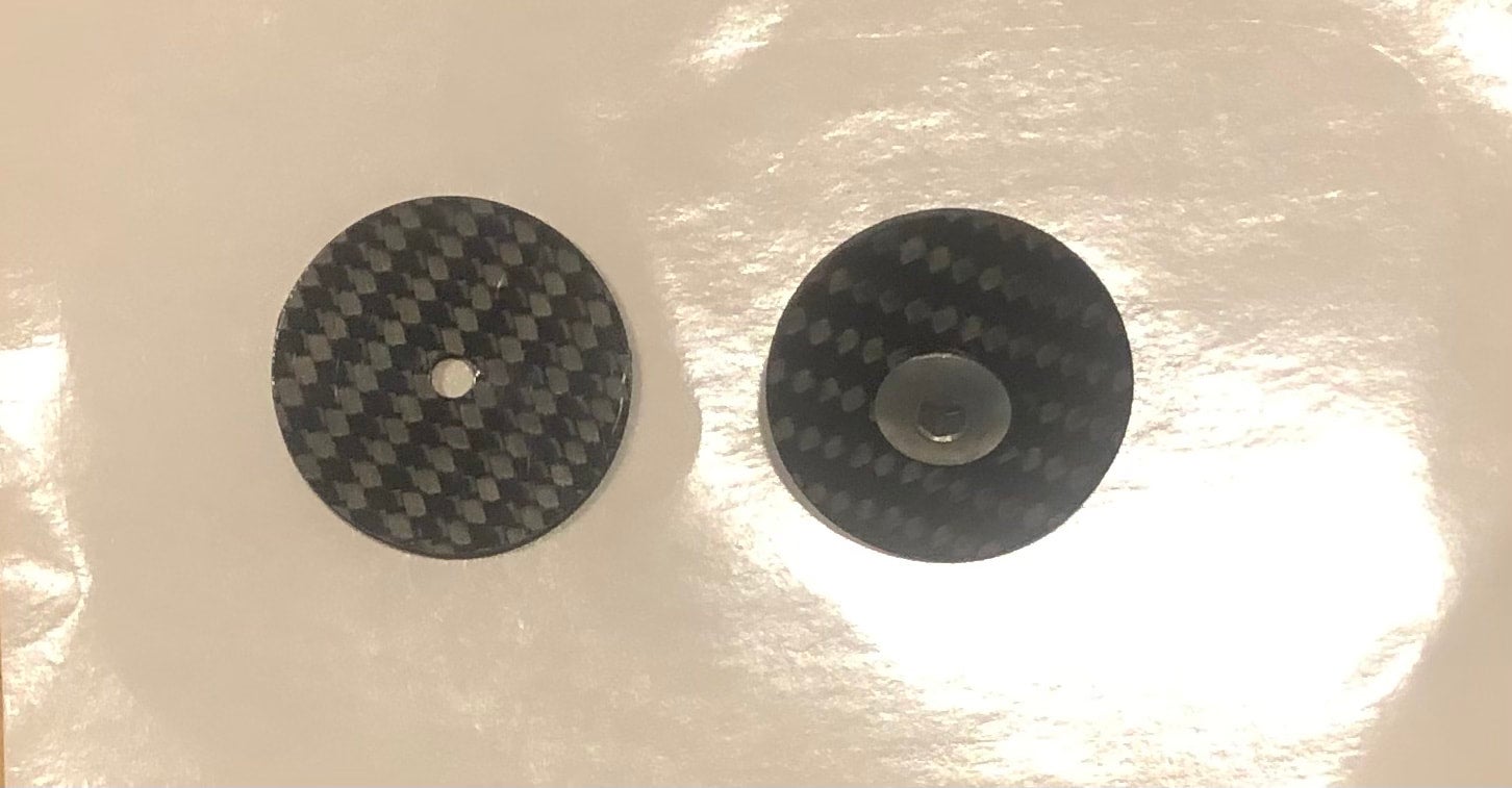 1.5 inch diameter carbon fiber washers 2MM thick | Buck Wild Racing